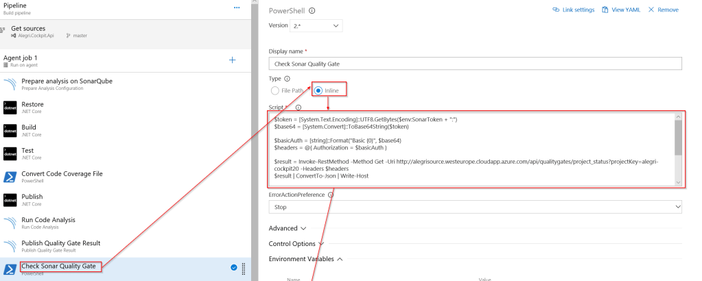 Fail your Azure DevOps pipeline if SonarQube Quality Gate fails – writeabout.net