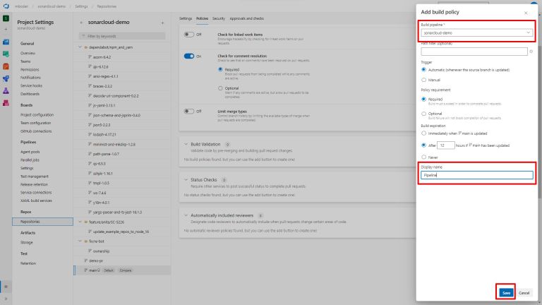 Integrating SonarCloud with Azure DevOps – writeabout.net