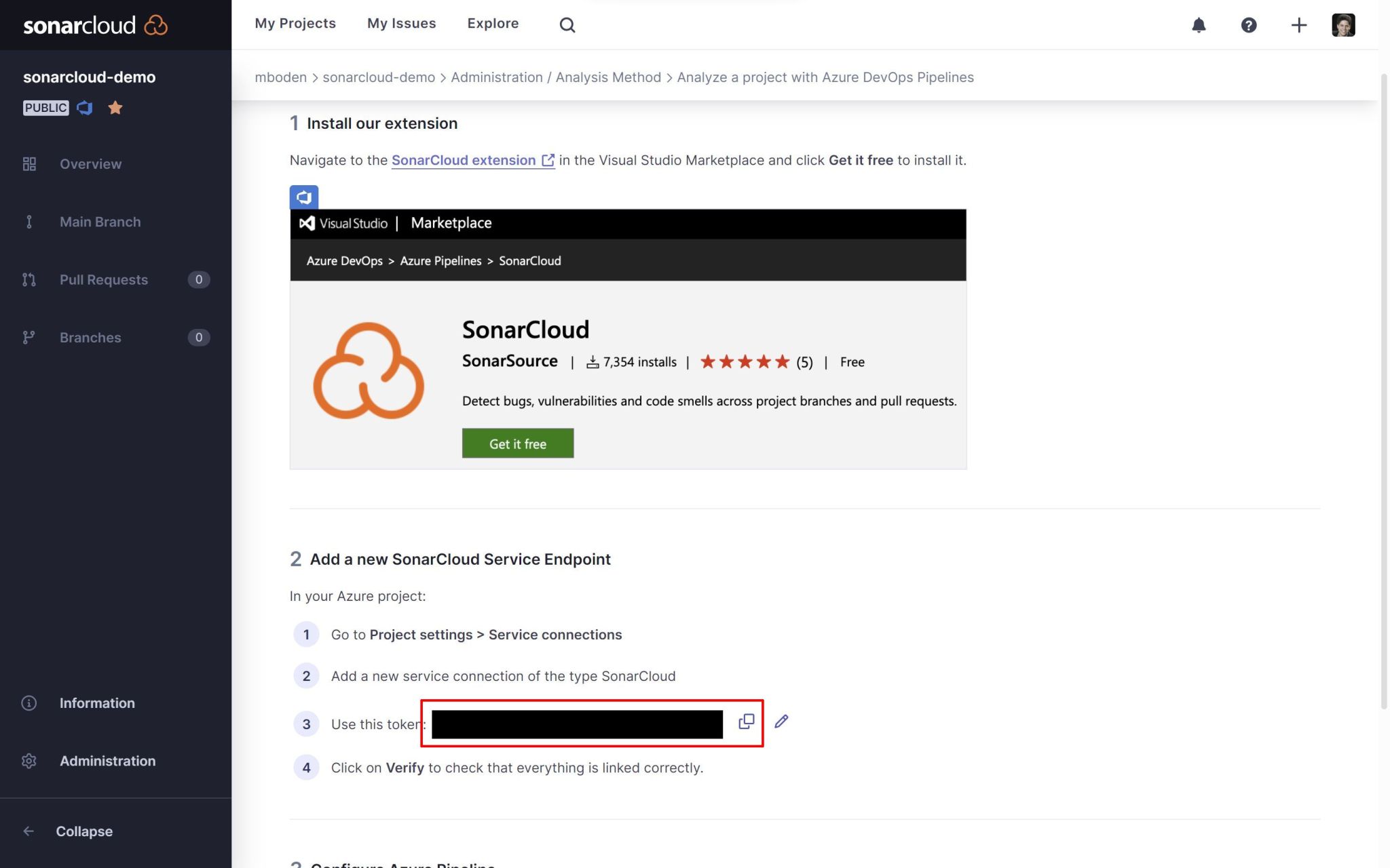 Integrating SonarCloud with Azure DevOps – writeabout.net
